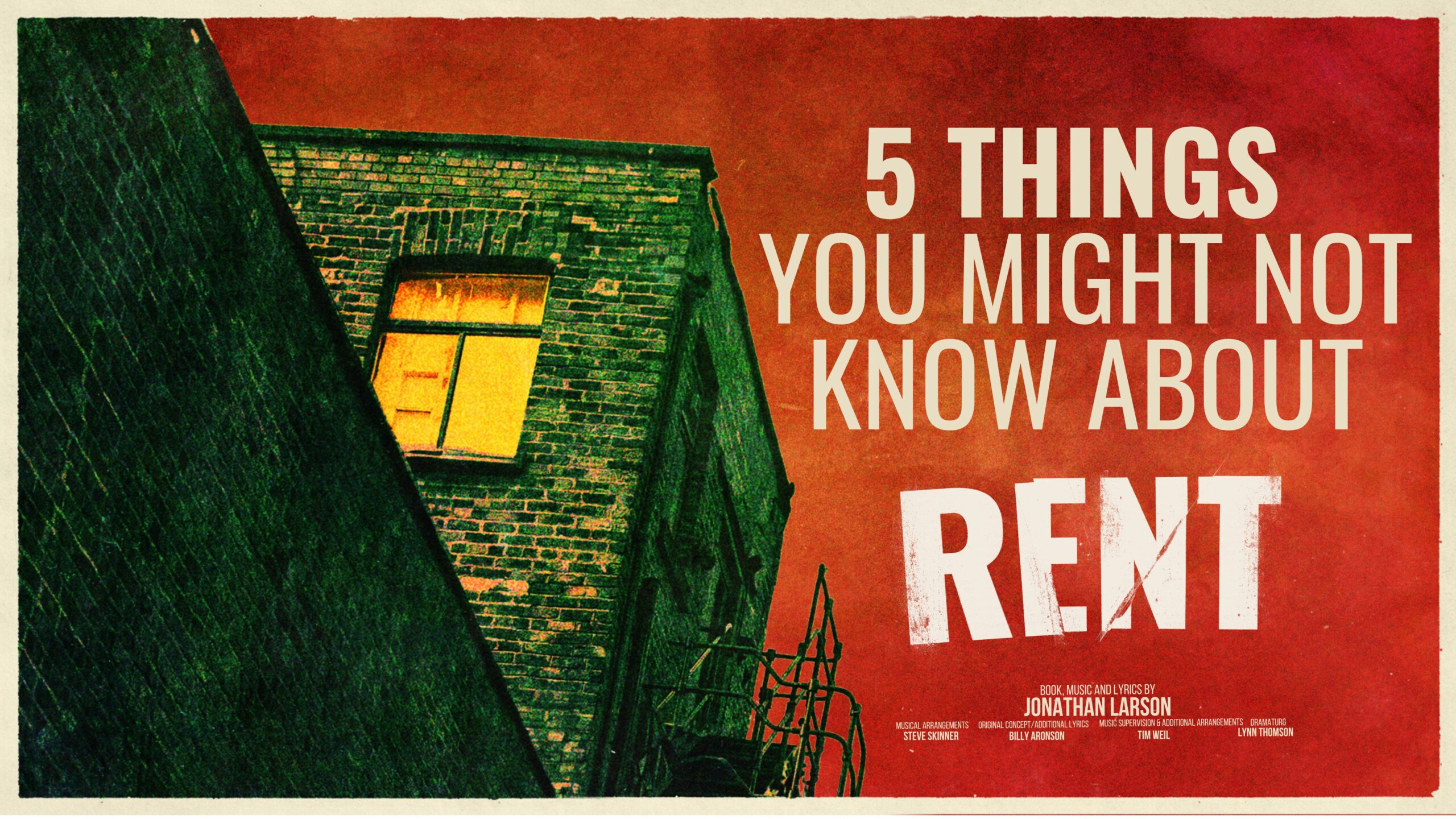 5 things you may not know about Jonathan Larson’s smash-hit rock ...
