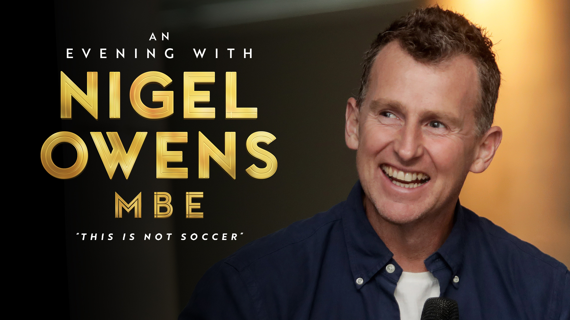 An Evening With Nigel Owens MBE - New Theatre, Peterborough