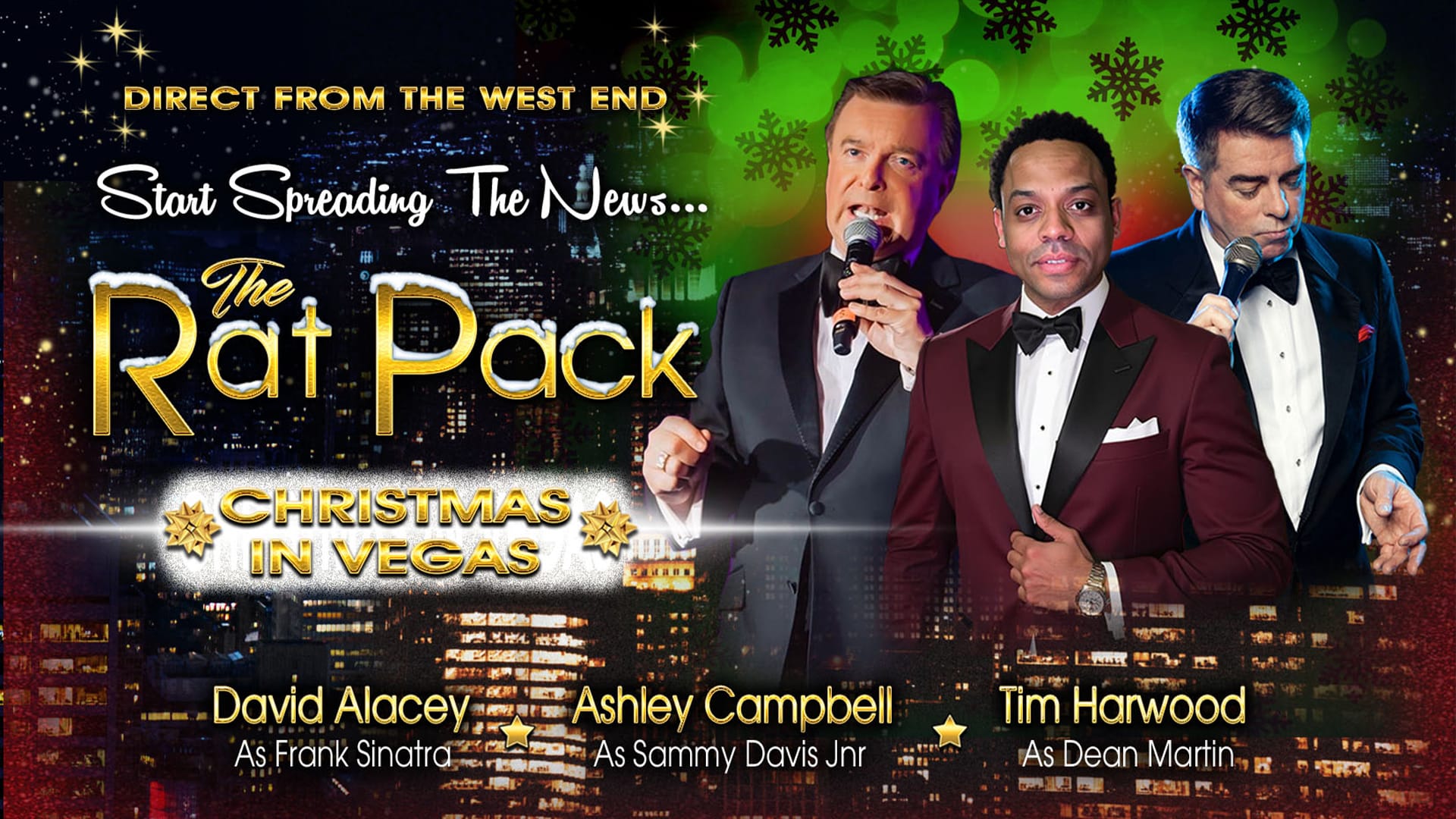 The Rat Pack Christmas in Vegas - New Theatre, Peterborough